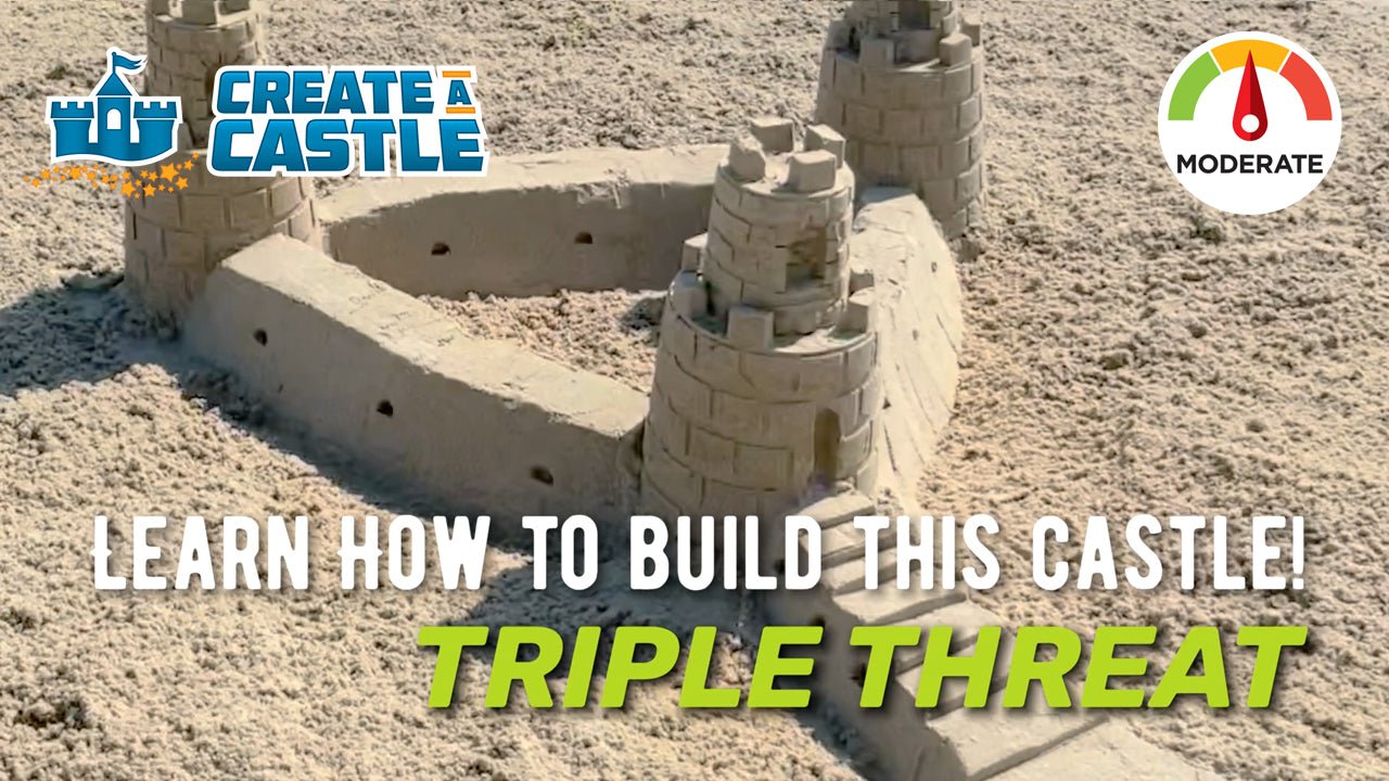Triple Threat Sand Castle Video Tutorial – Create A Castle